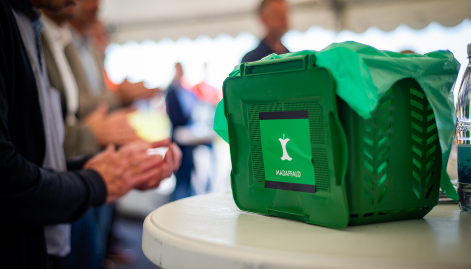 Bestillingsordning af grønne og sorte poser